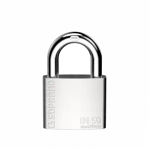 CADEADO DE INOX ESCOVADO IN50 BLISTER