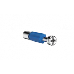 PARAFUSO 34MM ROSCA M6 COM CAPA PLÁSTICA SOPFIX ZINCO BRANCO